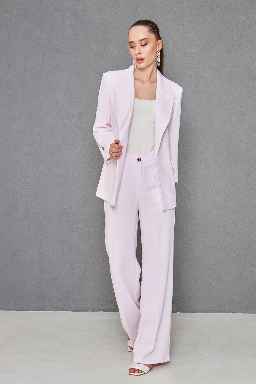Powder Pink Crepe Suit – GENT WITH